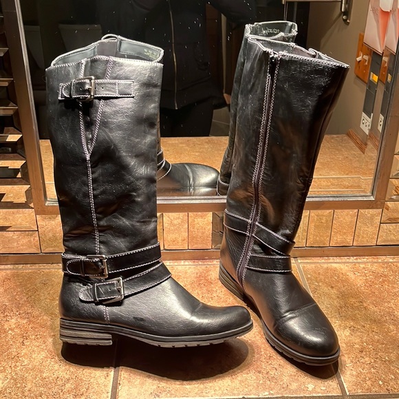 Natural Soul | Shoes | Natural Soul Black Boots | Poshmark